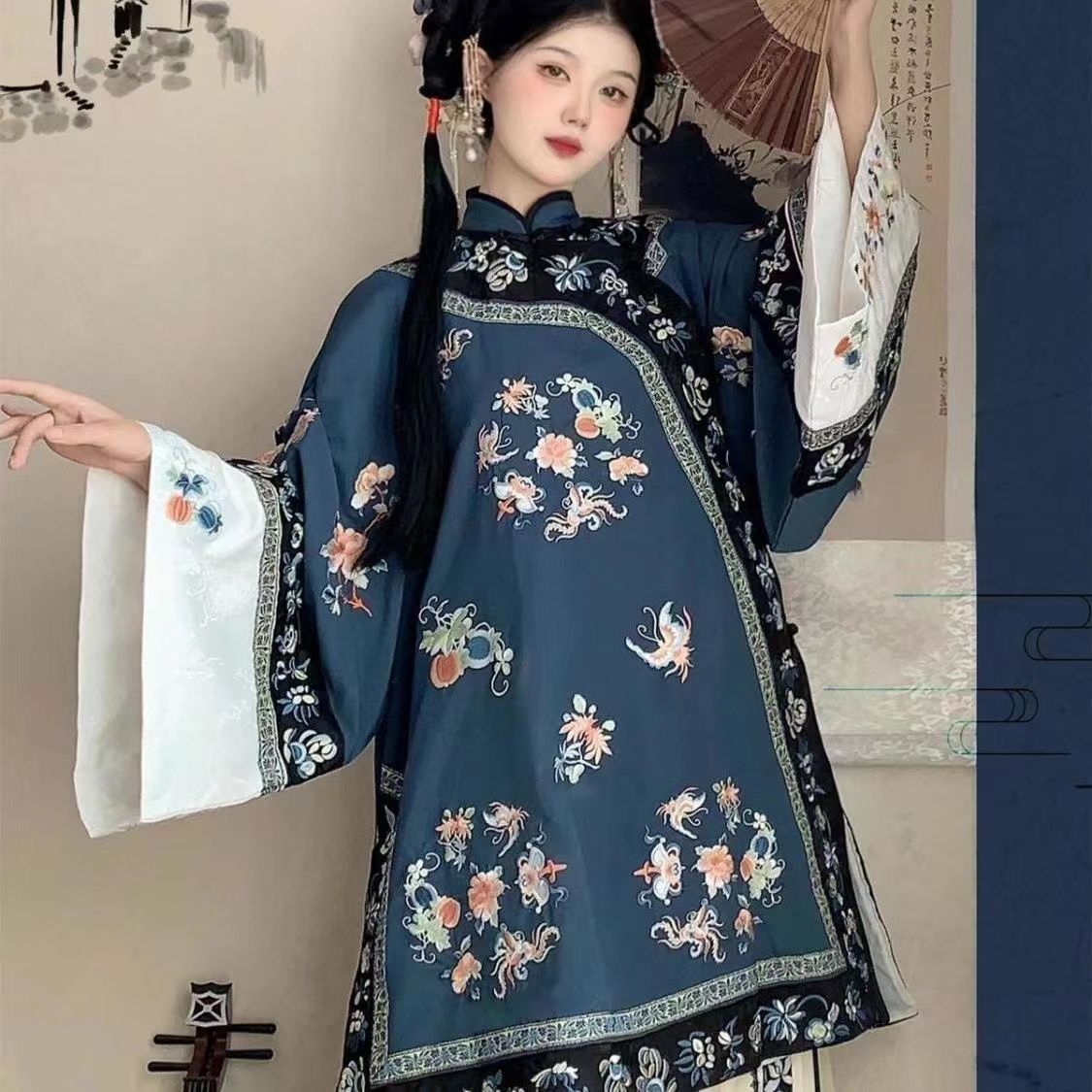 Shanxi Merchants Classical Qing Dynasty Han Women Hanfu – Hanfu Shop