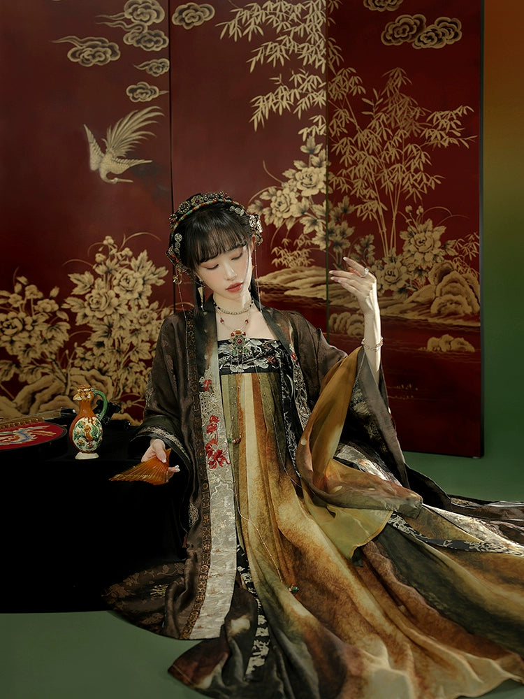 Fengqi Wu : Phoenix Perching on Sterculia – Hanfu Shop