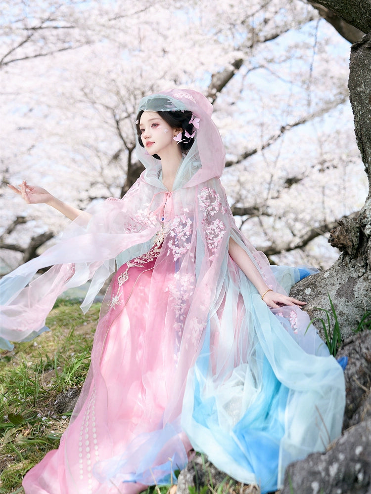 Cloud-Kissing Nature Series Cascadela Tang Hanfu – Hanfu Shop