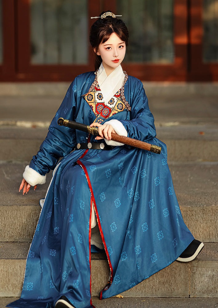 Original Unisex Tang Dynasty Traditional Hanfu Qipao Cheongsam Dress S ...