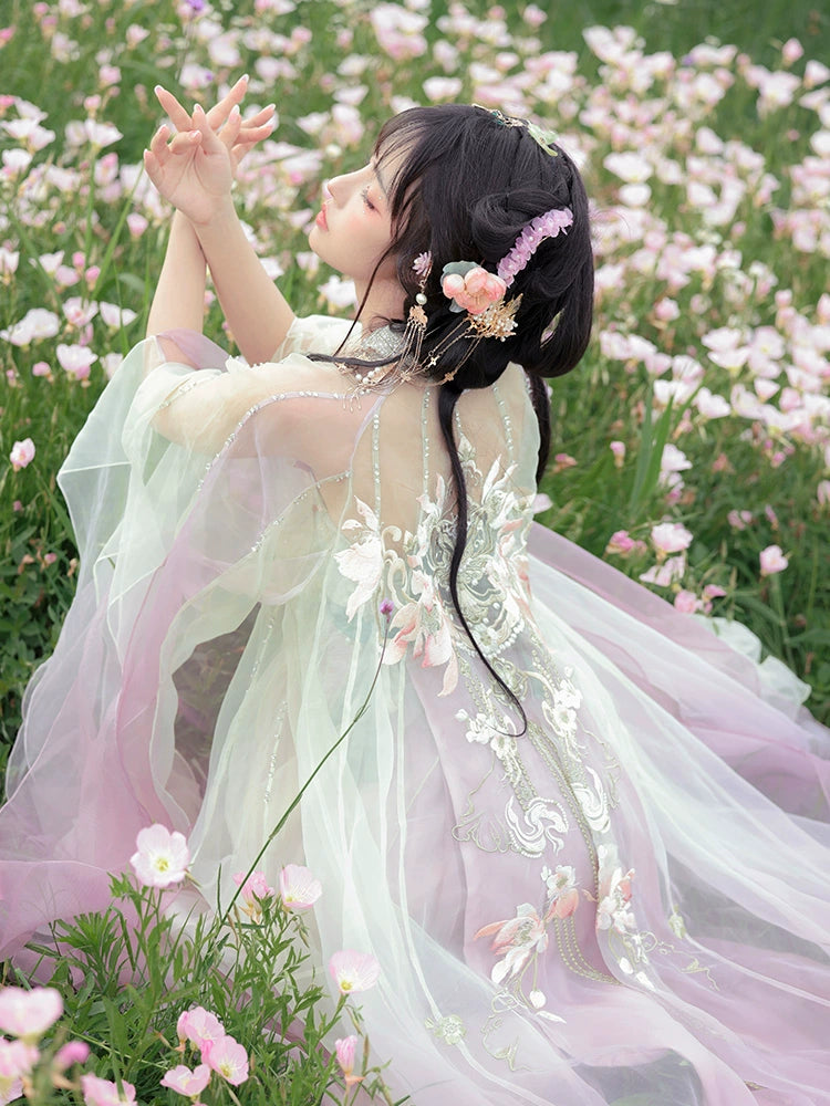 Twelve Flower Goddesses Series Lotus Hanfu Dress – Hanfu Shop