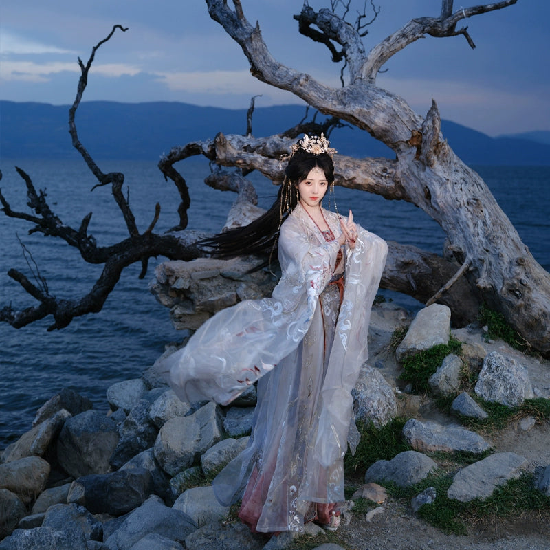 Ethereal Dreamscape Series Supreme Hanfu-Fairy Palace Amid Clouds and ...
