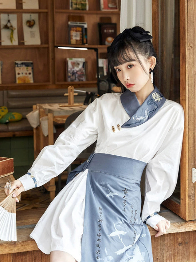 He Xiang : Crane Soar – Hanfu Shop