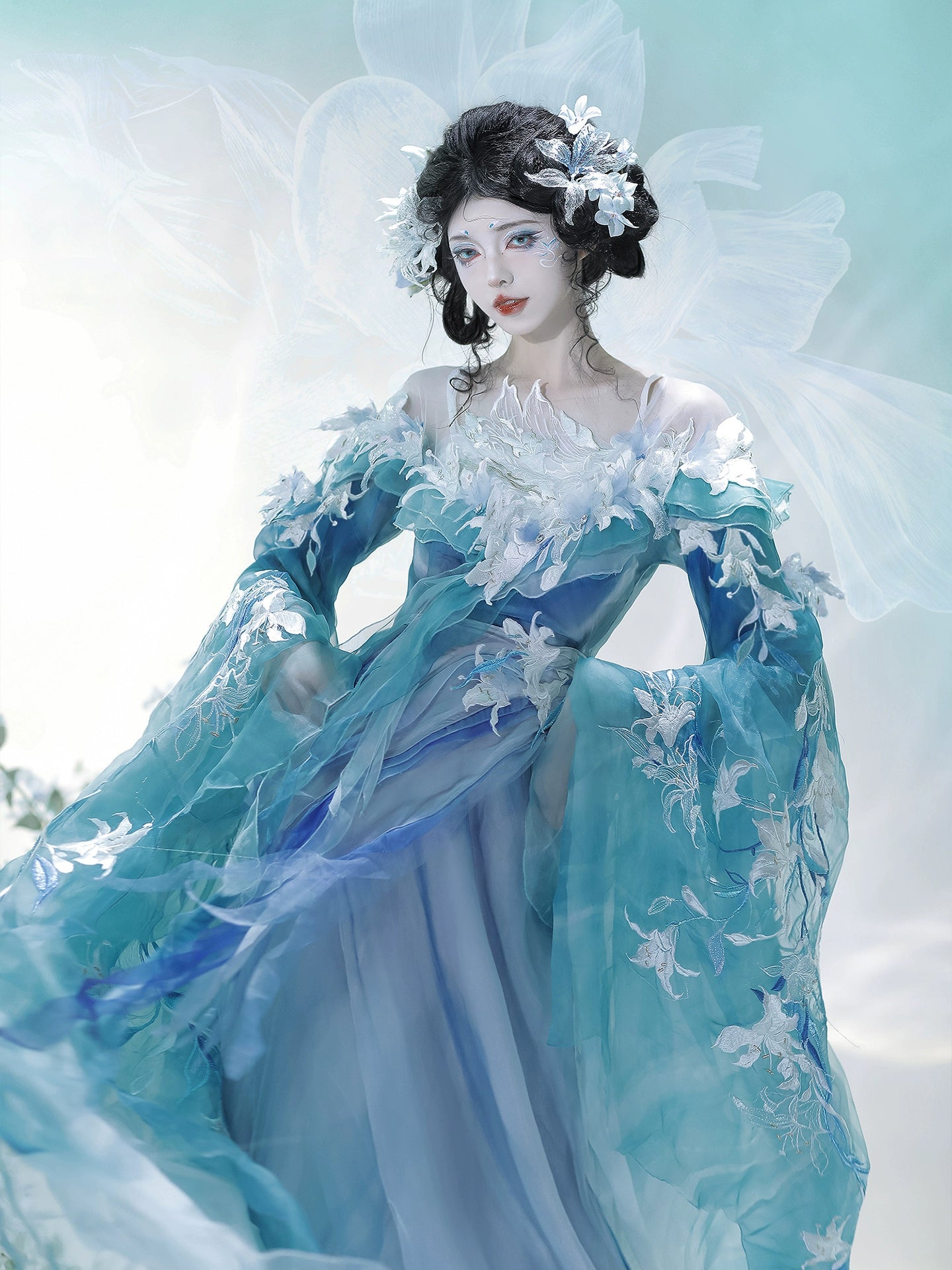 Twelve Flower Goddesses Series 2.0-Icy Gauze Lily – Hanfu Shop