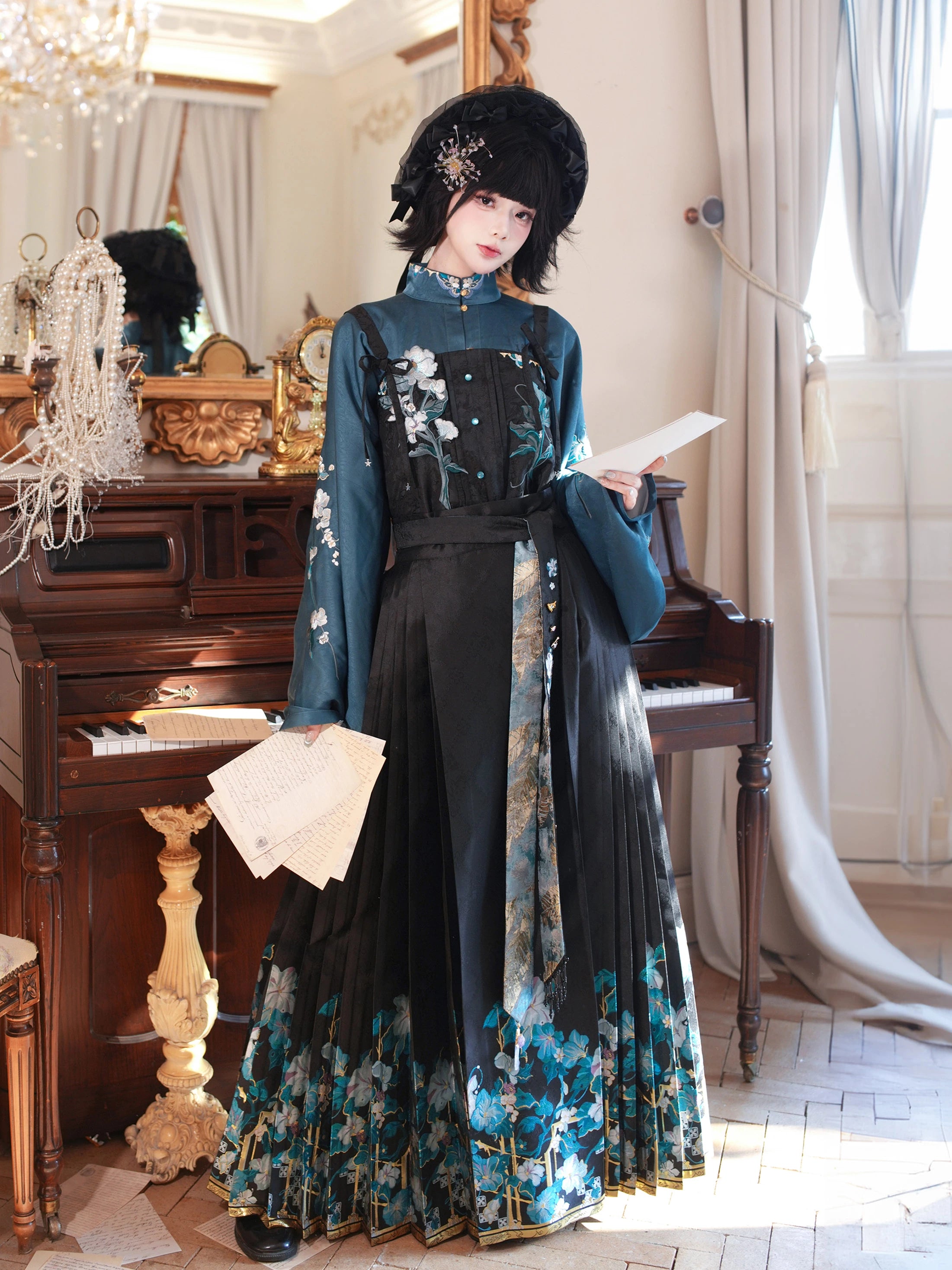 Serene Return Series Pansy Poem – Hanfu Shop