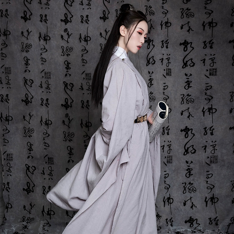 LOOKBOOK SERIES Ming Dynasty Unisex Round Collar Robe – Hanfu Shop